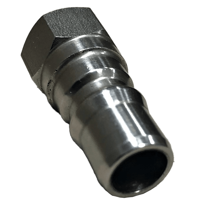 RVS316 NIPPEL ISO 7241B G3/8 Z.KLEP - | Q Plus B.V.