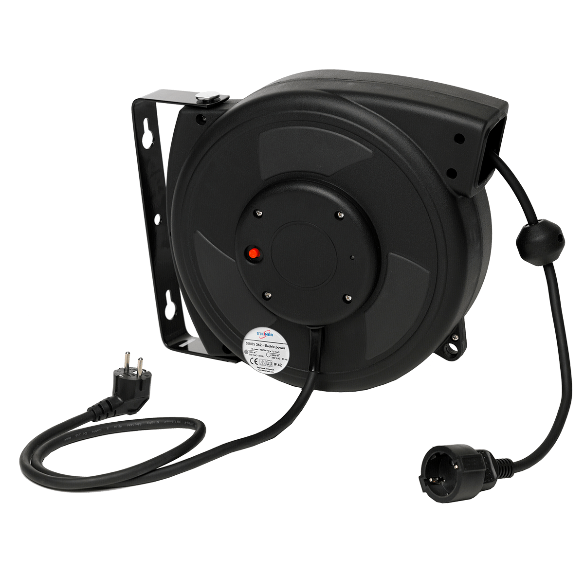 HASPEL 230V KUNSTSTOF 3x1,5mm2 15MT - | Q Plus B.V.