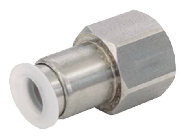 RECHTE OPSCHROEF PIF Ø06-G1/4 PVDF - | Q Plus B.V.