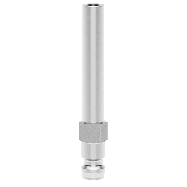 SS303 HAS-NIPP DN6 8MM BUIS 63MM - | Q Plus B.V.